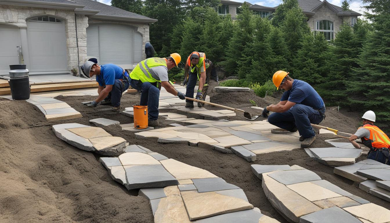 Flagstone Walkways in Toronto: Creating Beautiful Paths